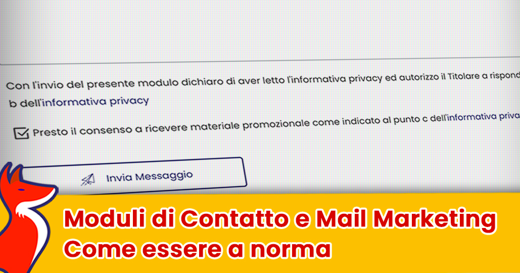 Come essere a norma con i Moduli di contatto per le Attività di ...