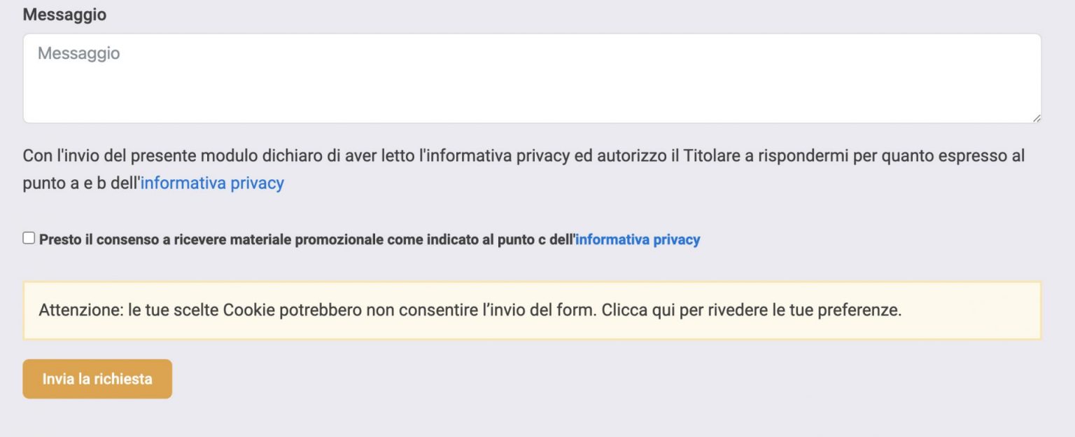 Come mettere a norma GDPR i moduli di contatto - My Agile Privacy
