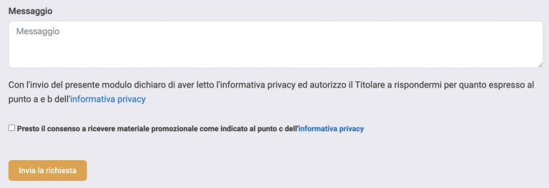 Come mettere a norma GDPR i moduli di contatto - My Agile Privacy